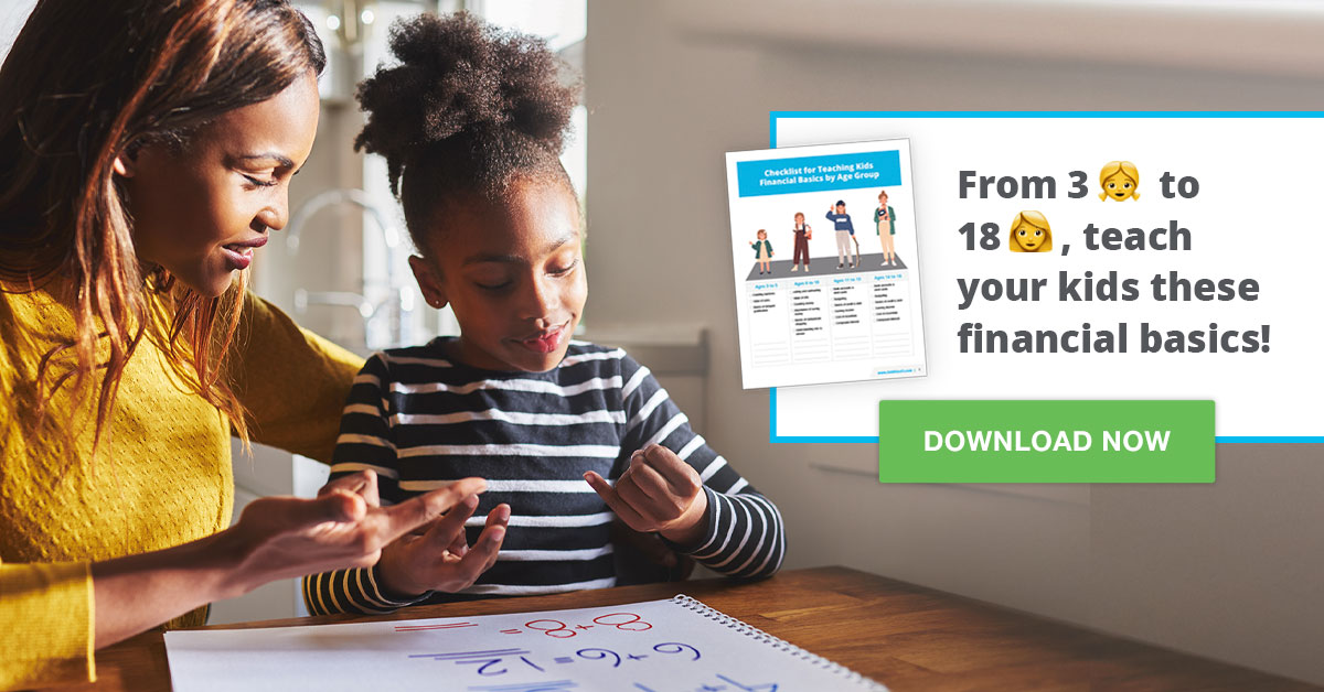 Checklist for Teaching Kids Financial Basics by Age Group